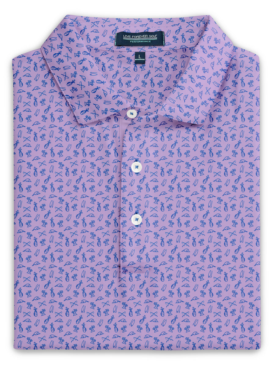 The Coastal Ringer Performance Golf Polo – Live Forever Golf