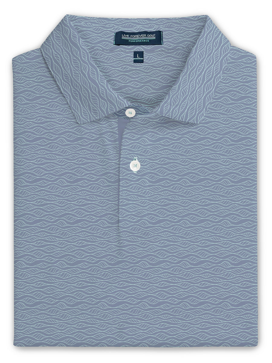 Slow Rollers Ringer Performance Golf Polo – Live Forever Golf